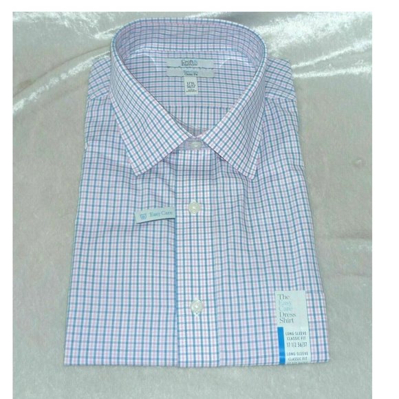 croft & barrow | Shirts | Mens Croft Barrow Dress Shirt Classic Fit ...